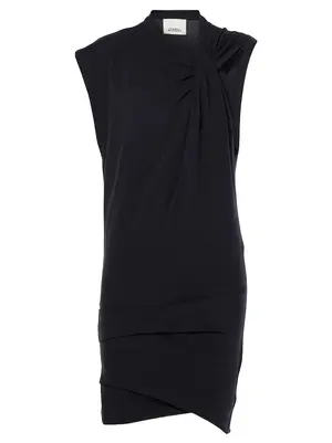 Isabel Marant Leany Asymmetric Minidress - Black