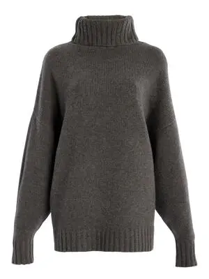 Jenni Kayne Porter Cashmere Turtleneck Sweater - Grey
