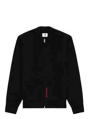 Aimé Leon Dore X Porsche 993 Turbo Wreath Fullzip Sweater - Black