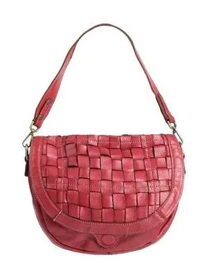 CATERINA LUCCHI Leather Saddle Bag - Red