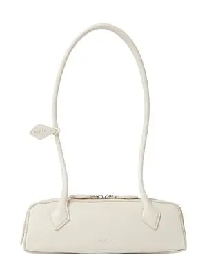 Alaïa Le Teckel Leather Shoulder Bag Neutrals