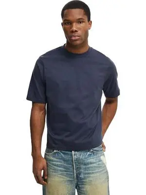 COTTON ON Cropped Fit T-shirt True Navy