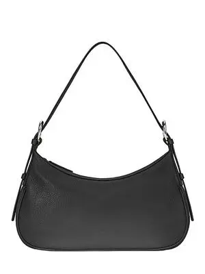 Staud Pine Leather Shoulder Bag - Black