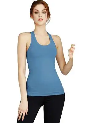REBODY Primer Racerback Tank Top - Light Blue