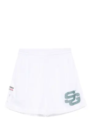 SUMMER GAMES Logo-print Track Shorts - White