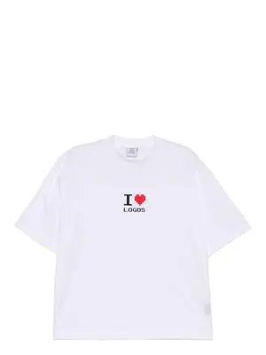 Vetements I Love Logos-print T-shirt - White