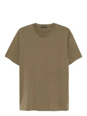 TOM FORD Logo-embroidered T-shirt