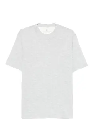 Brunello Cucinelli Crew-neck T-shirt Grey