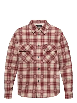 Amiri Insulated Shirt Jacket - Red