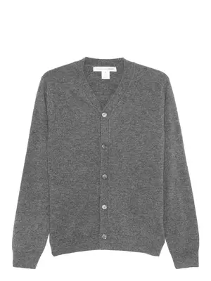 Comme Des Garçons V-neck Cardigan - Grey