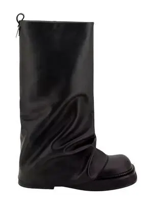Attico Robin Knee-high Boots - Black