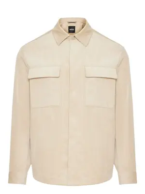 BOSS Corduroy Overshirt - Neutrals
