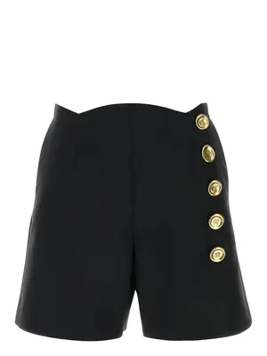 Givenchy Decorative-button Shorts - Black