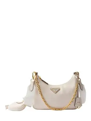 Prada Re-edition Shoulder Bag - Neutrals