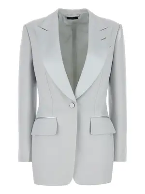 TOM FORD Single-breasted Blazer - Grey
