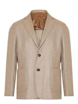 BARBA NAPOLI Notched-lapels Blazer - Neutrals