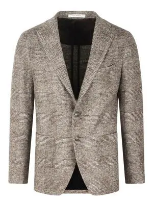 Tagliatore Checked Blazer - Brown