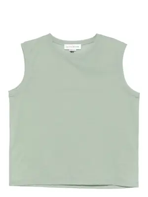 Victoria Beckham Mélange Tank Top - Green