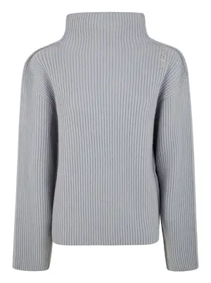 Marni Logo-embroidered Sweater - Grey