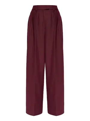 ANINE BING Lou Trousers - Red