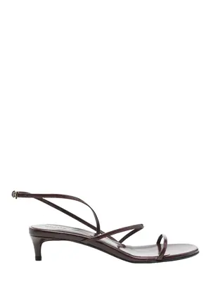 Khaite KHAITE 35mm Loop Sandals Red