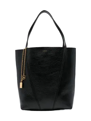 Chloé Spin Medium Tote Bag - Black