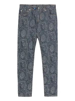 Etro Paisley Jeans - Blue