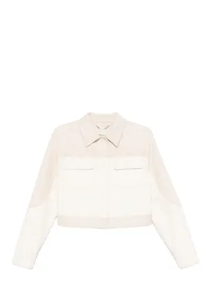 Fendi Ff Denim Jacket - Neutrals