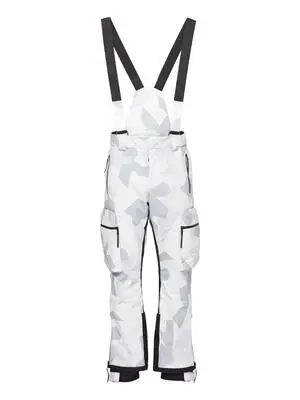 Prada Printed Technica Fabric Ski Pants - Grey