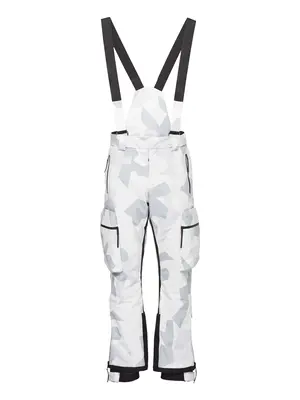 Prada Printed Technical Fabric Ski Pants - Marble Gray