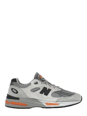 NEW BALANCE 991v2 Miuk Sneakers Pelican/abbey Stone/persimmon Orange