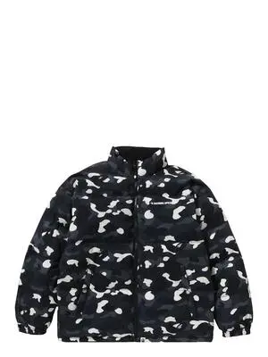 A BATHING APE City Camo Reversible Down Jacket - Black