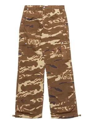 Rhude Tiger Camo Cargo Pant - Tan