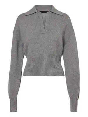 Proenza Schouler Jeanne Cashmere And Wool Sweater - Grey