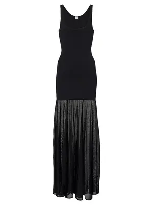 TOTEME Evening Tank Maxi Dress - Black