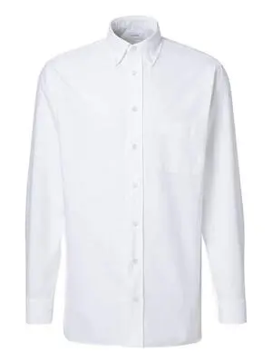 LARDINI Cotton Poplin Shirt - White