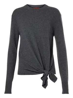 Altuzarra Nalini Tie-detailed Cashmere Sweater - Black