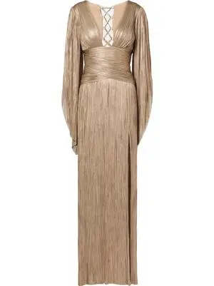 MARIA LUCIA HOHAN Alana Gown - Metallic