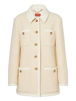 Altuzarra Wool And Cotton Coat - White