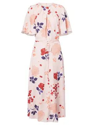 Erdem Floral Shirt Dress - White