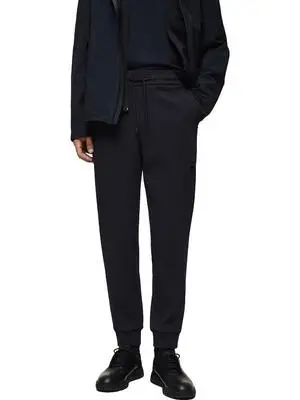 Mango Slim Fit Joggers - Dark Navy