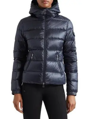 Moncler Gles Down Hooded Jacket - Navy