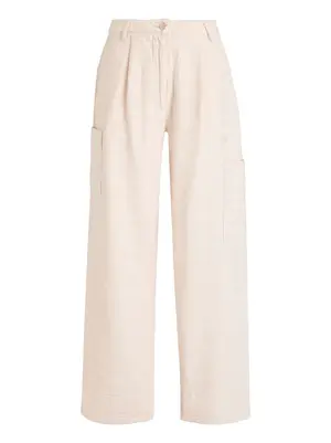 Missoni Cotton-jacquard Cargo Pants - Cream