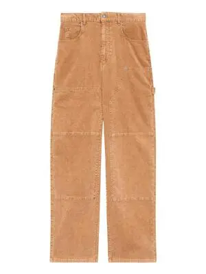 Isabel Marant Lorson Wide-leg Corduroy Trousers - Camel