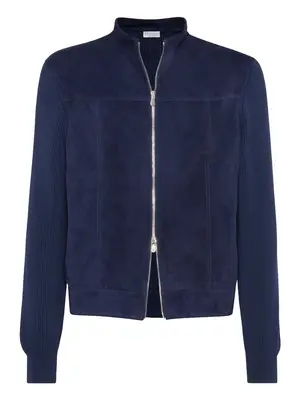 BRUNELLO CUCINELLI Brunello Cucinelli Suede Bomber Jacket