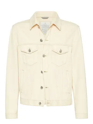 Brunello Cucinelli Denim Shirt Jacket - Neutrals