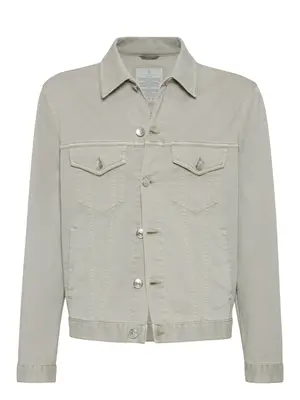 Brunello Cucinelli Brunello Cucinelli Denim Shirt Jacket Neutrals