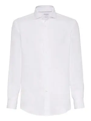 Brunello Cucinelli Eco-linen Shirt - White