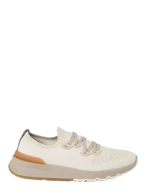 Brunello Cucinelli Knitted Sneakers - Neutrals