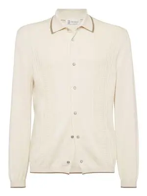 Brunello Cucinelli Knitted Shirt - Neutrals